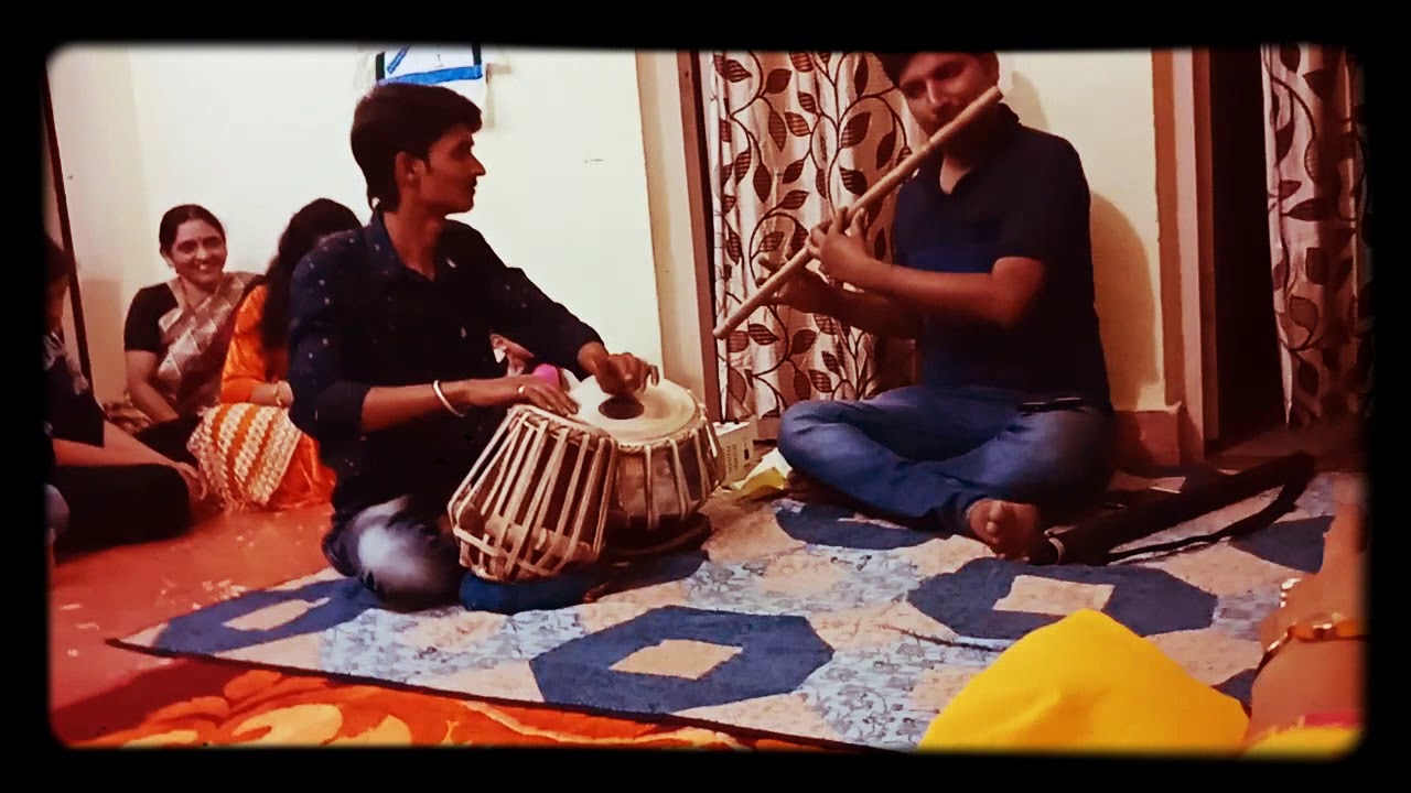 Puttu is playing Tabala with Flute...!!! - YouTube