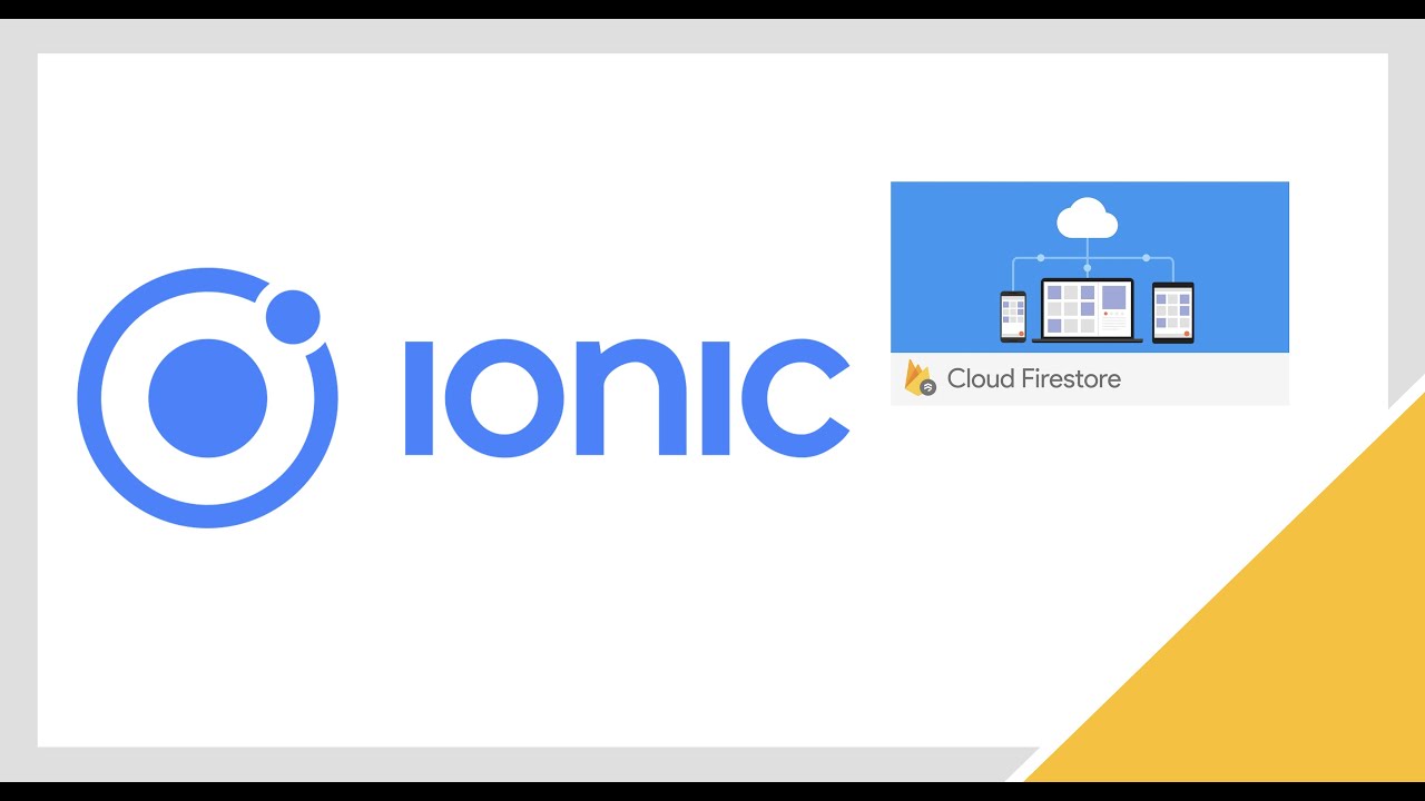 Interact with the Firestore database from your Ionic Framework app - YouTube