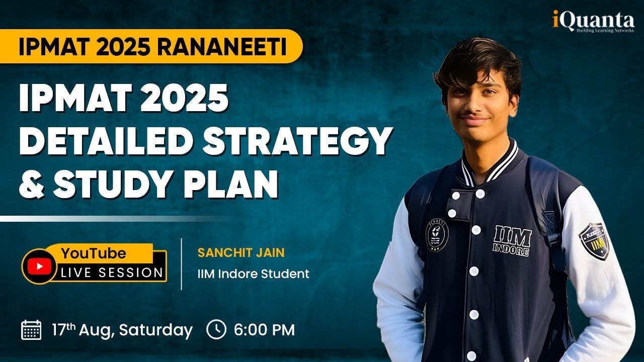 How to prepare for IPMAT 2025 by IIM Indore IPM student | IPMAT 2025 ...