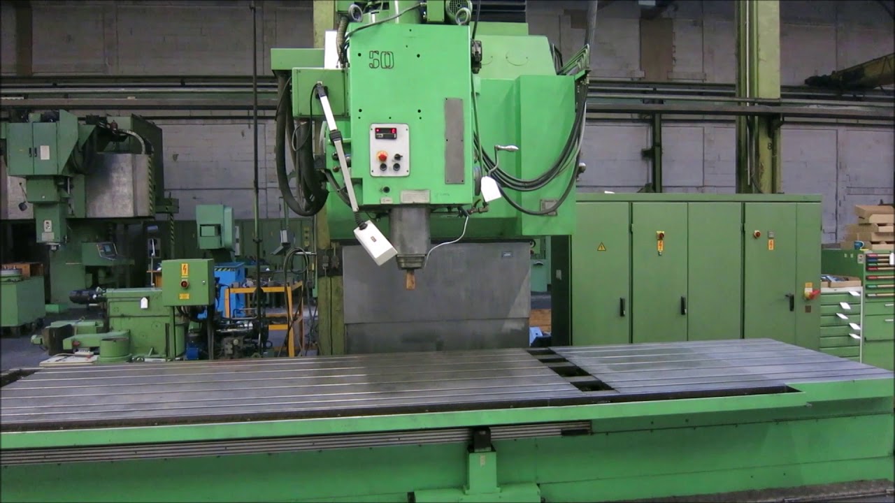 DROOP+REIN FSM 1255 D 30 KF CNC milling machine - YouTube