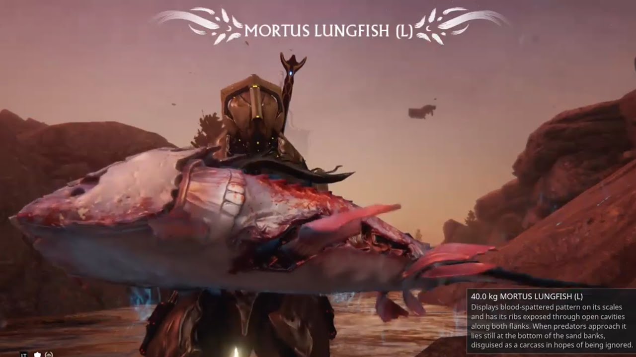 Warframe | Slaying Fish! (Pt.9) Large Mortus Lungfish + Boot | Plains ...