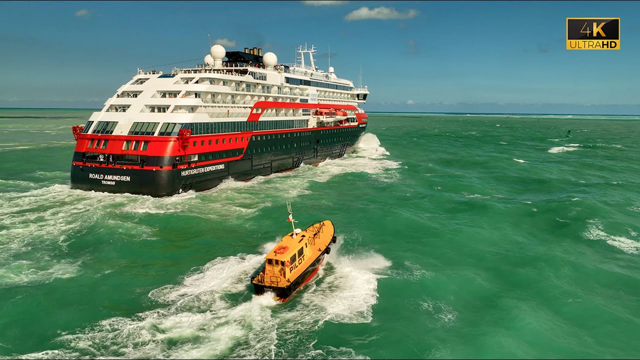 HYBRID Powered Cruise Ship faces Rough Waves after Hurricane Ian ...