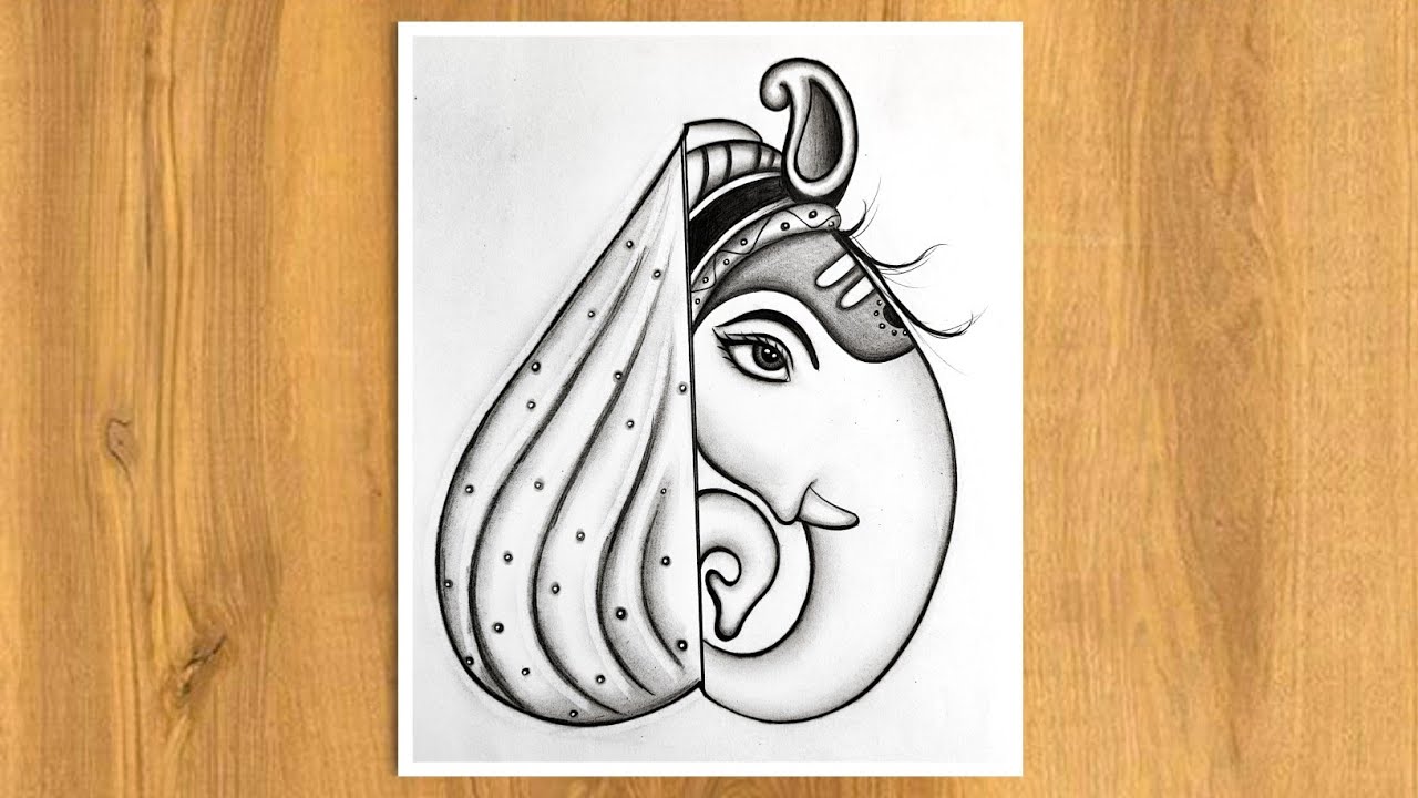 How To Draw Ganpati With Modak | Ganesh Chaturthi Special Drawing ...