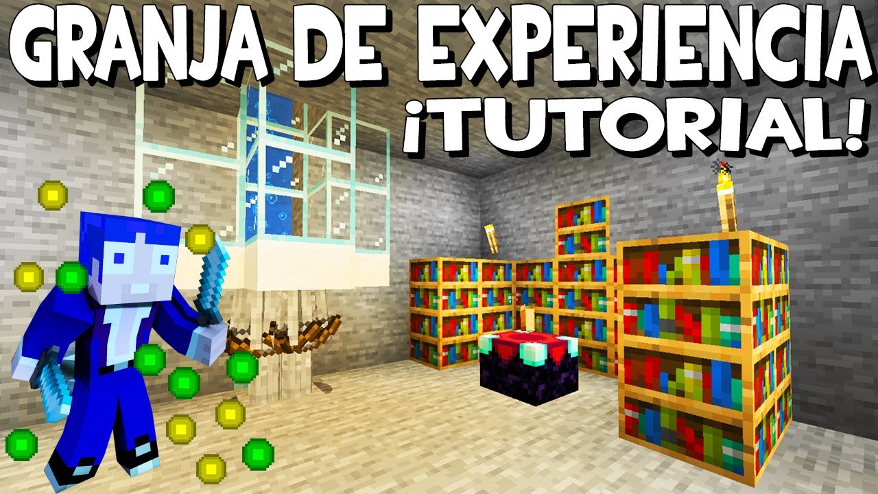 GRANJA DE EXPERIENCIA EN MINECRAFT 1.14 📀TUTORIAL - YouTube