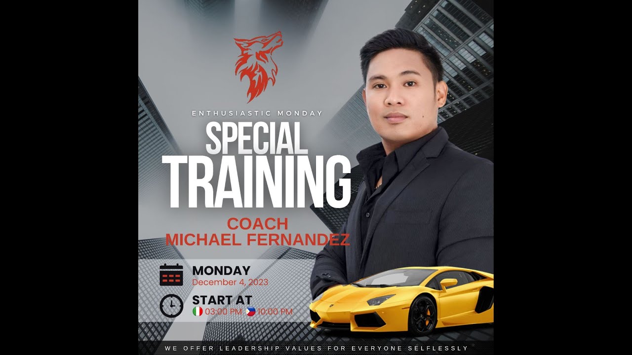 Enthusiastic Monday by Coach Michael Fernandez - YouTube