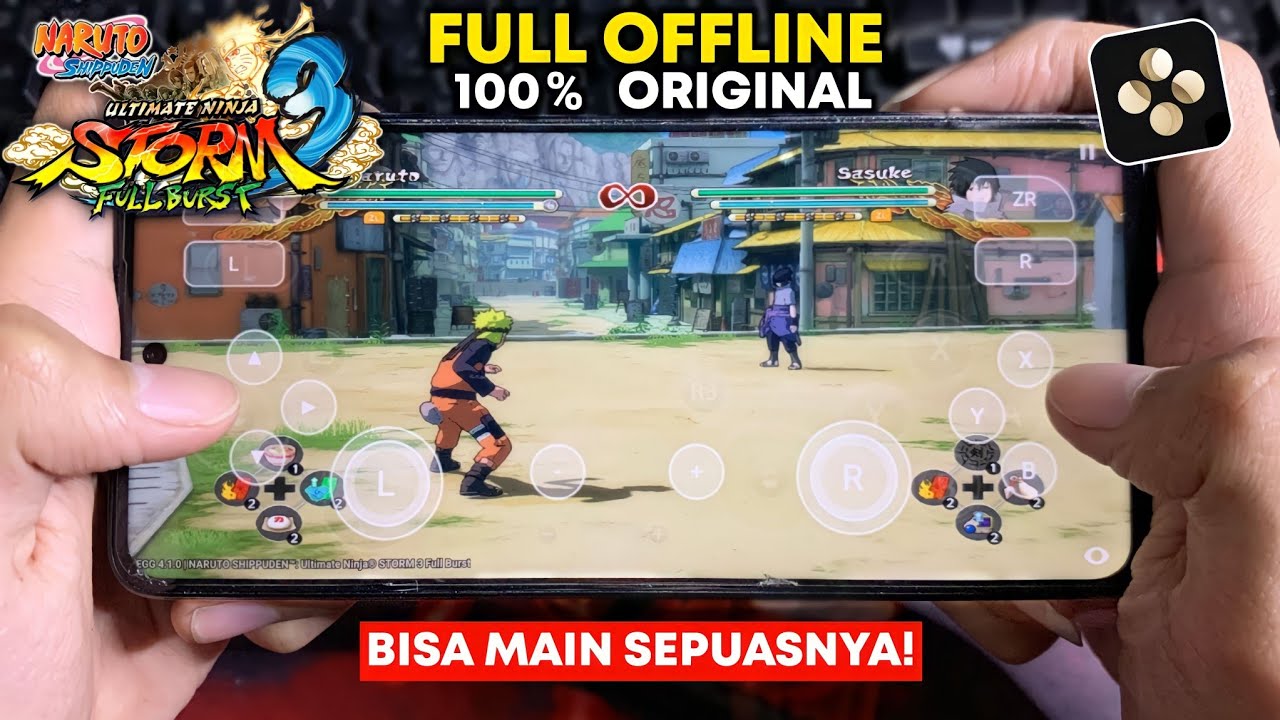 Main Game Naruto Storm 3 Full Burst di Android Offline Sepuasnya! Pakai ...