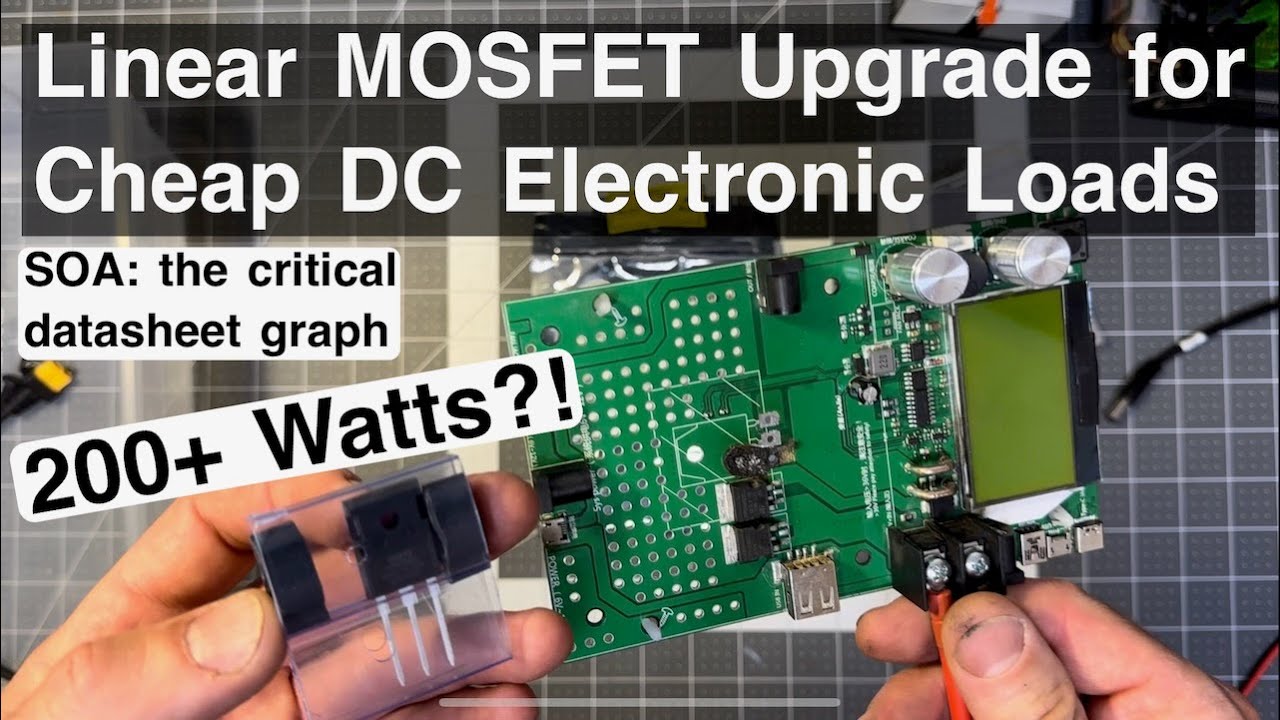 How to turn a cheap DC Load into a high power test tool - YouTube