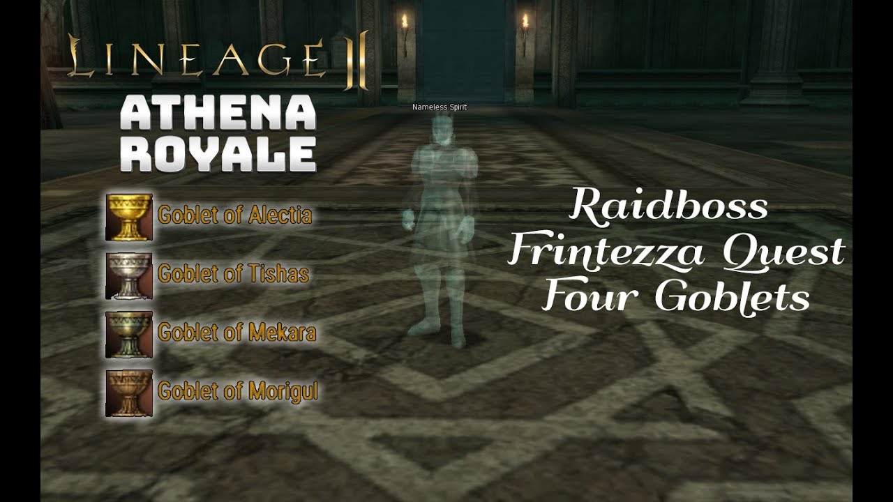 Lineage 2 Quest - Frinteza Quest - Four Goblets Tutorial - Lineage 2 ...
