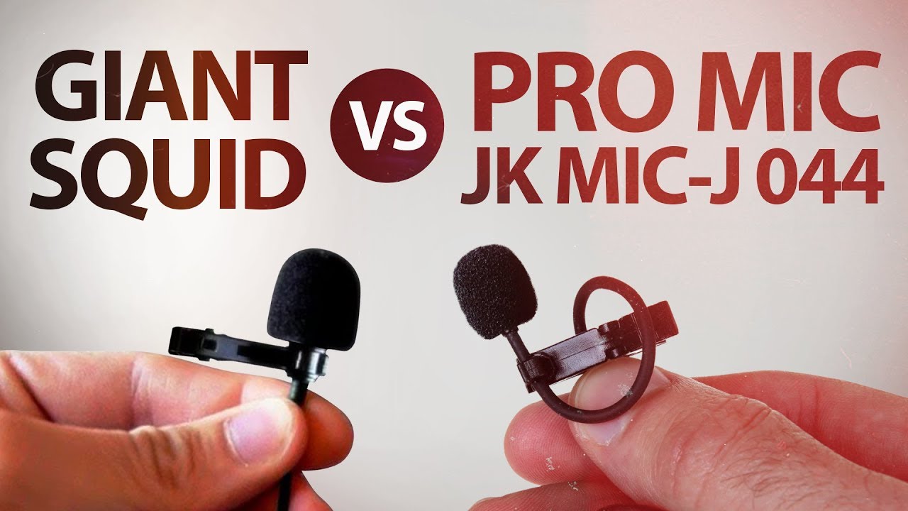 Cheap Lav Mic Comparison: Pro JK Mic-J 044 vs. Giant Squid Test ...