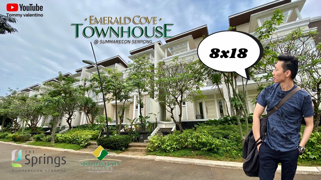 EMERALD COVE TOWNHOUSE Summarecon Serpong at The Springs. Harga Rp 4.3M ...
