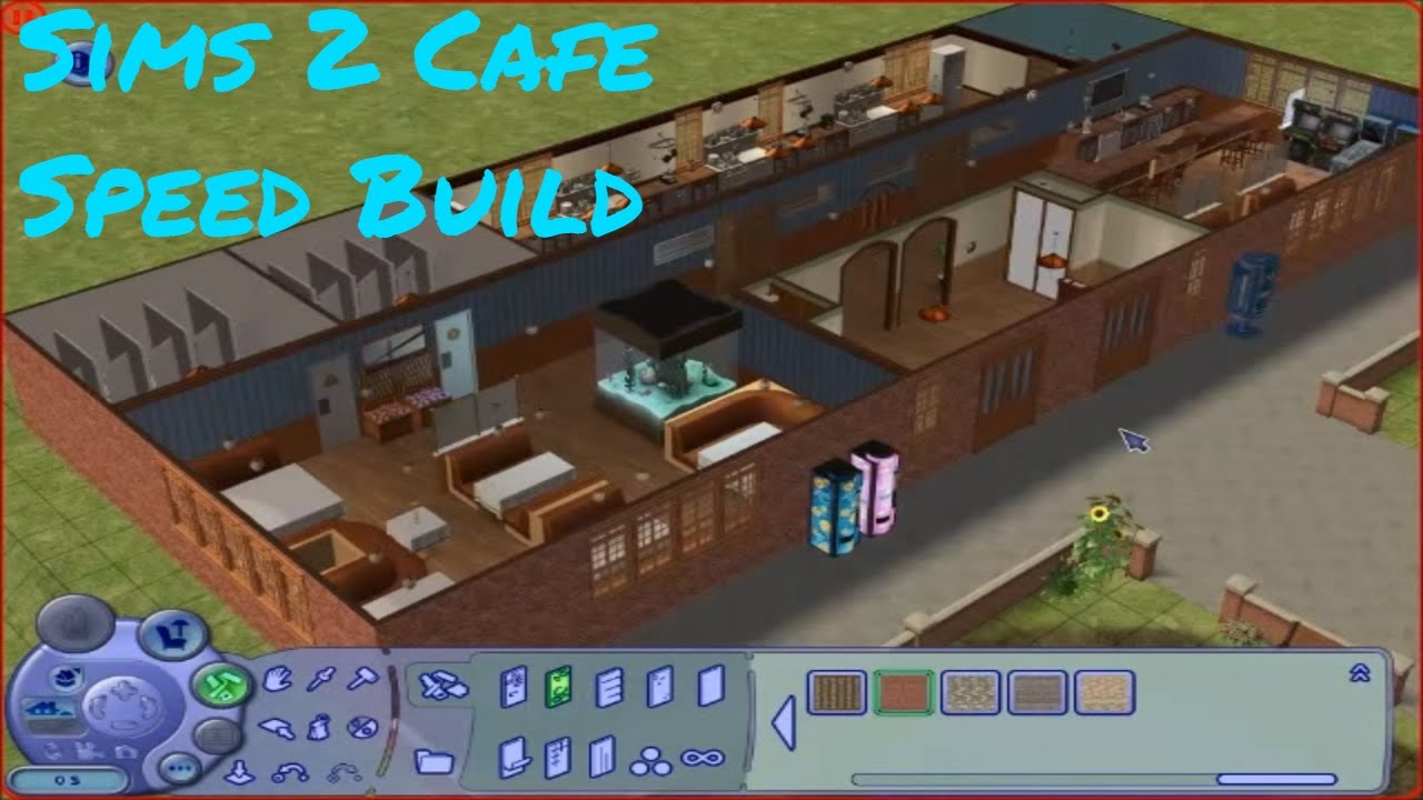 The Sims 2 Speed Build Cafe - YouTube