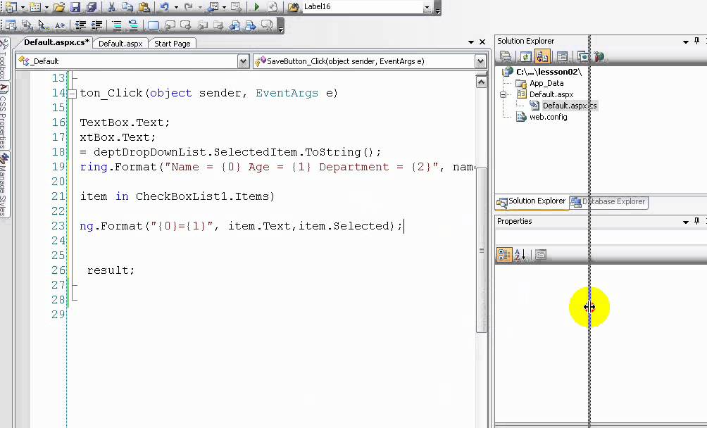 Asp.Net (C Sharp ) Tutorial in Tamil part - 6 Foreach - YouTube