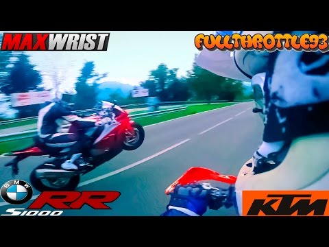 KTM Supermoto vs BMW Superbike