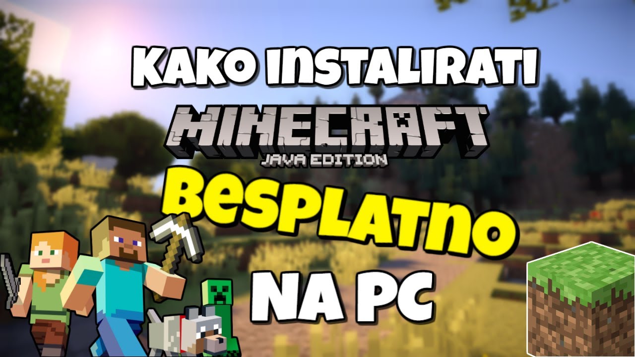 Kako instalirati Minecraft (Java Edition) na PC BESPLATNO - YouTube