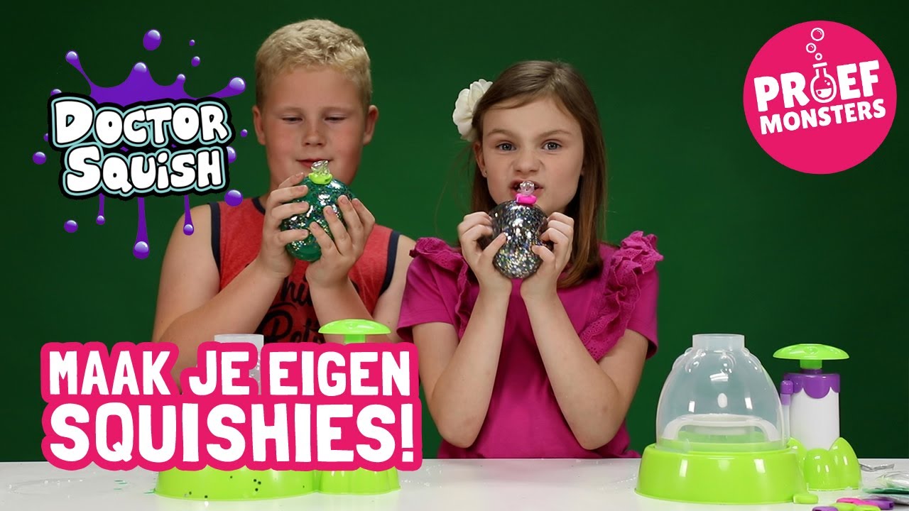 Proefmonsters Maken Hun Eigen Squishy met Doctor Squish - YouTube