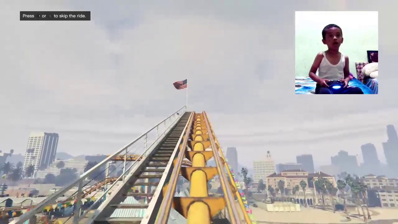 Naik permainan di GTA V - YouTube