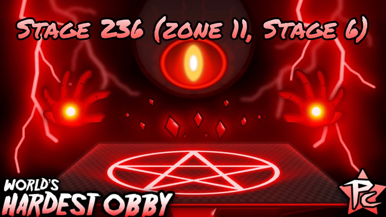 WORLDS HARDEST OBBY - Stage 236 GUIDE (Zone 11, Stage 6) - YouTube