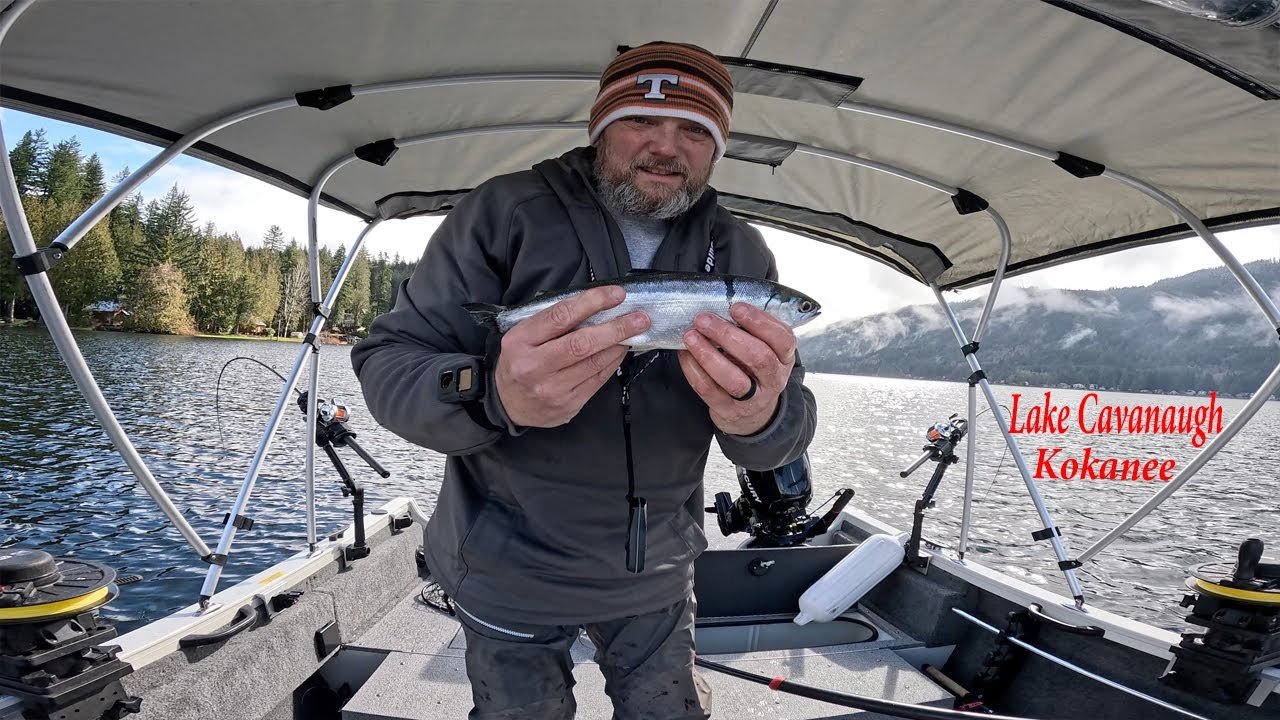 Kokanee Fishing || Lake Cavanaugh || Crestliner 1650 Fish Hawk || 13 ...