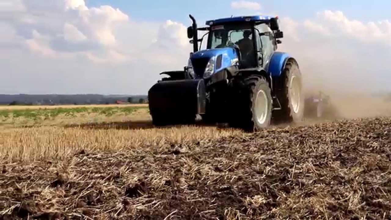 New Holland T7.250 & Lemken - YouTube