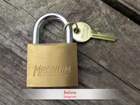 Breaking a Magnum Lock - YouTube