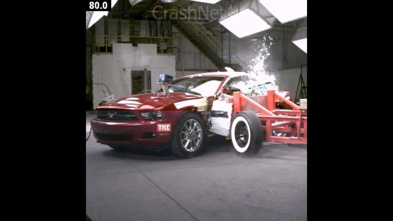 Ford Mustang Convertible | 2010 | Side Crash Test (1) | NHTSA ...