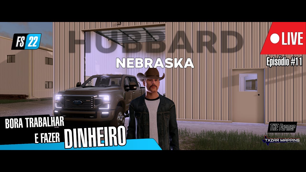 FS 22 | MAPA HUBBARD, NEBRASKA | BORA TRABALHAR E FAZER DINHEIRO ...