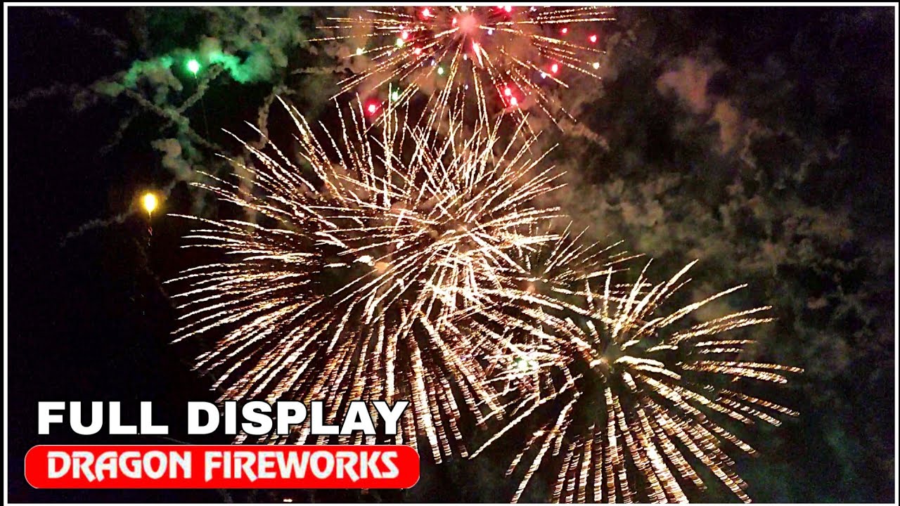 Chinese New Year Fireworks - FULL DISPLAY (Dragon Fireworks) @Evia ...