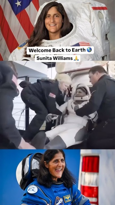 Sunita williams smiles, waves As she Returns home after 9 months #sunitawilliams #shorts - YouTube