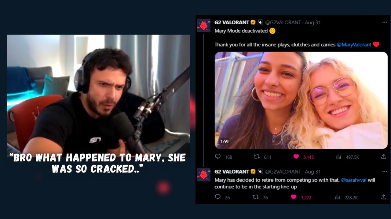 Sen Tarik Reacts to G2 Mary Retiring From Pro Valorant.. - YouTube