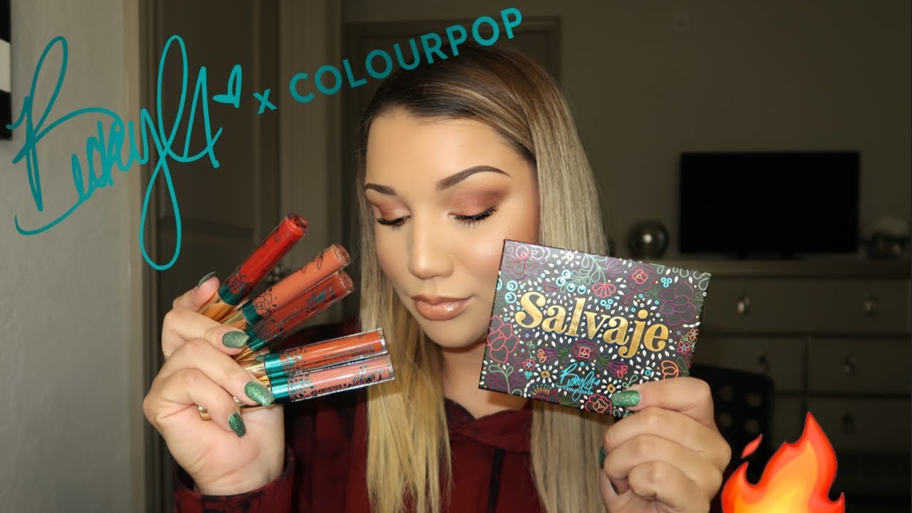 🌺 COLOURPOP X BECKY G COLLAB 🌺 | FIRST IMPRESSIONS - YouTube