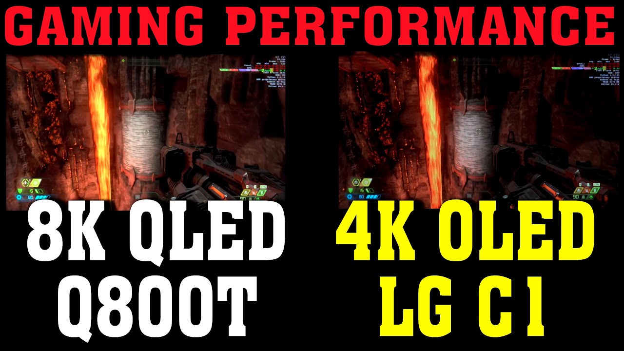 Samsung QLED 8K vs LG OLED 4K | Samsung Q800T vs LG C1 | QN800A vs LG ...