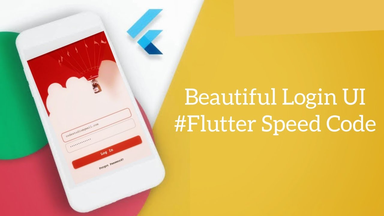 Beautiful Balloon Login Interface - Flutter Templates | Flutter ...