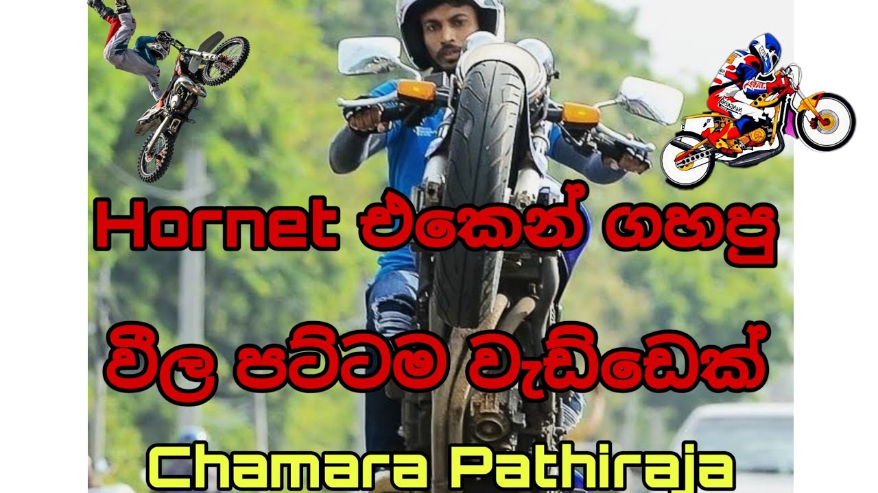 Hornet Srilanka Frist Stunt Rider Chamara Pathiraja #BBK - YouTube