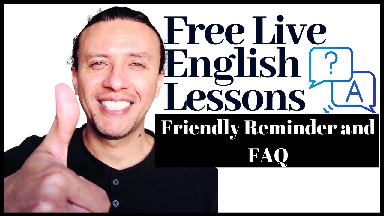 Free Weekly Live Lessons and Q+A - YouTube