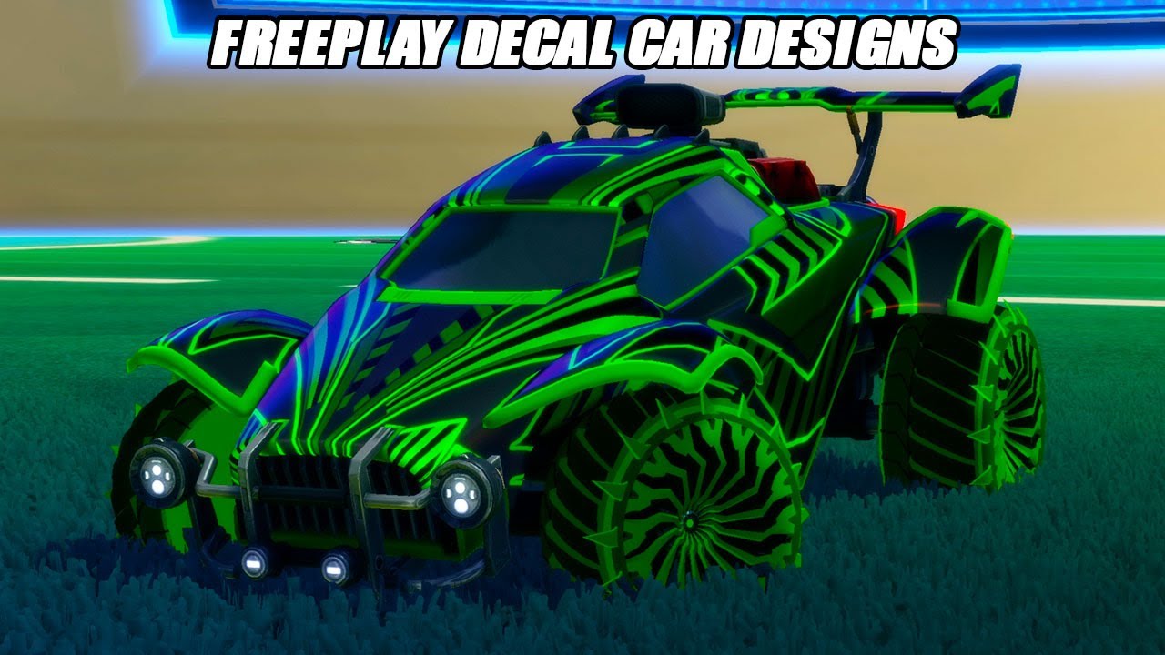 Freeplay Decal Car Designs - Rocket League Car Designs - YouTube