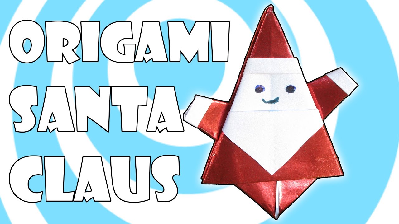 DIY: Origami Santa Claus 🎅 Easy Craft Tutorial 🎬 (Matsuno Yukihiko ...