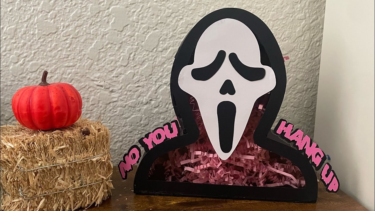 DIY Halloween treat box, DIY Ghost face candy holder - YouTube