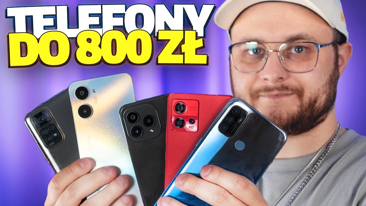 NAJLEPSZE SMARTFONY DO 800ZŁ (2023) 📱 TOP5 | TANIE TELEFONY - YouTube