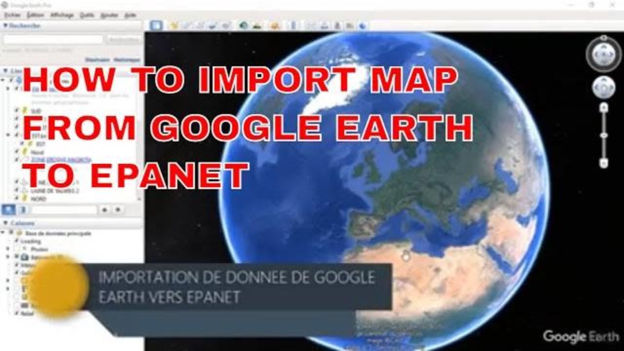 HOW TO IMPORT DATA FROM GOOGLE EARTH TO EPANET YouTube HOW TO IMPORT DATA FROM GOOGLE EARTH TO EPANET YouTube