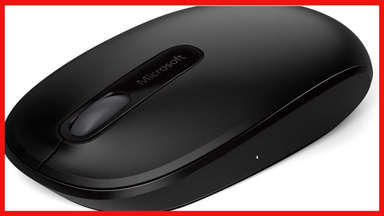 Microsoft Wireless Mobile Mouse 1850 - Black - Comfortable Right/Left ...