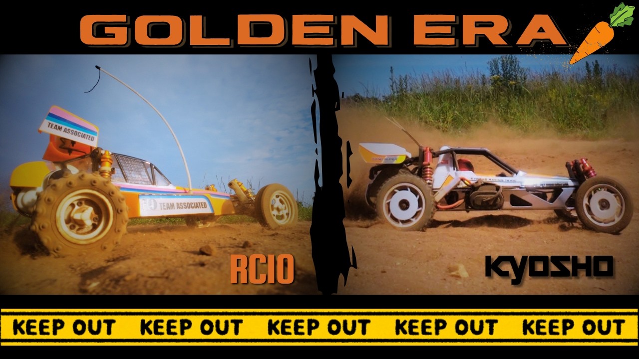 Vintage RC10 & Kyosho Buggies Ripping Sand… featuring: a Random ...