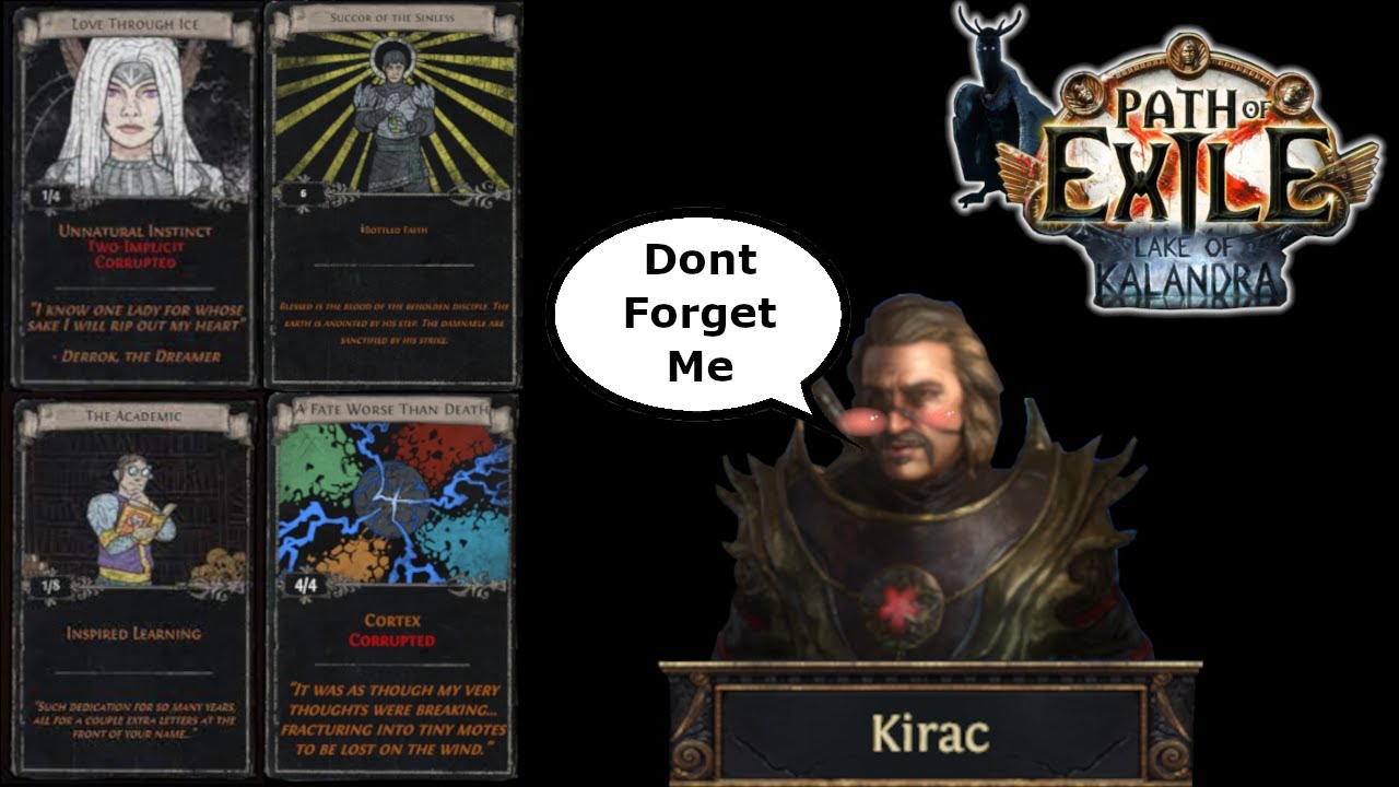 [Path of Exile 3.19] Don't Forget About Kirac Missions! - A Guide to ...
