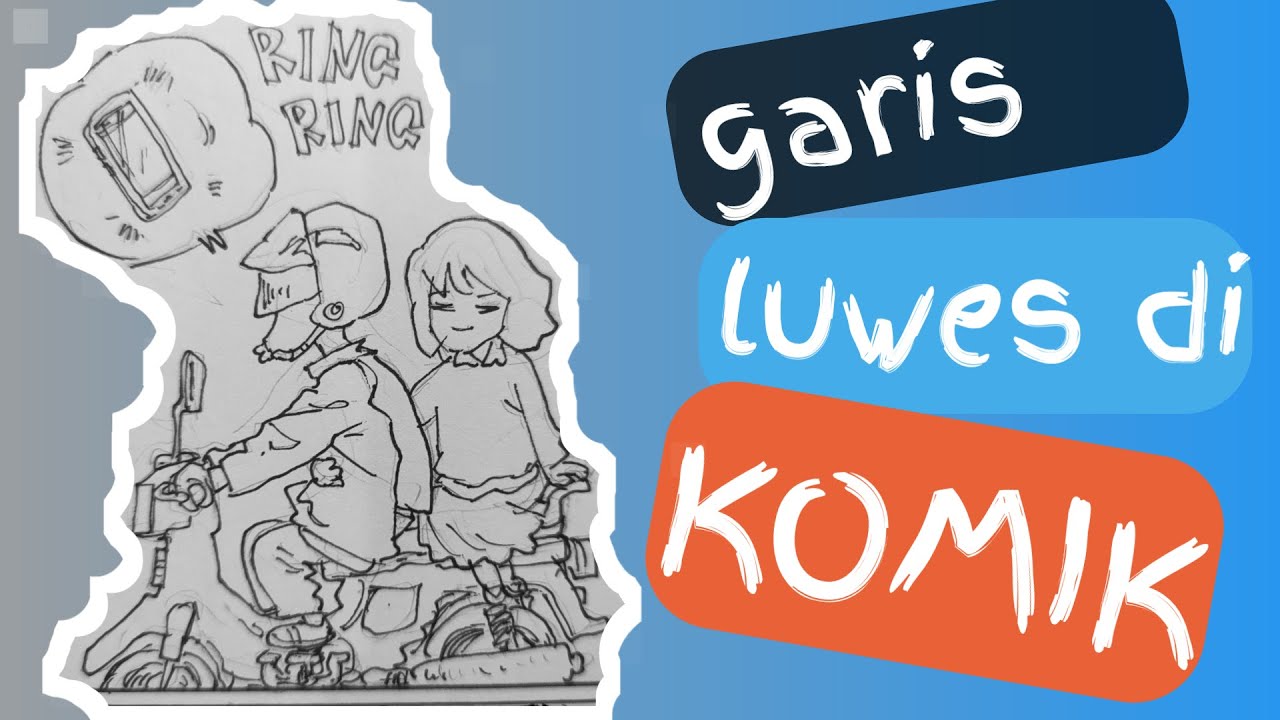 cara membuat komik dengan garis yang baik - YouTube