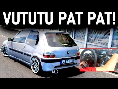 BU NASIL EGZOZ! - VAREX EGZOZLU 106 GTİ İLE VUTUTU PAT PAT - ETS 2 MOD T300RS GT