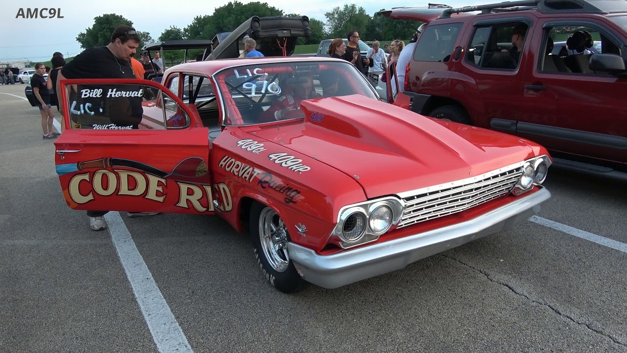 Wild IMPALA Super Stock Nostalgia 1/4 MILE RUN - YouTube