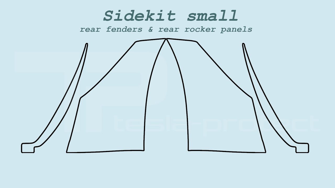 Model 3: Sidekit small (PPF for rear fenders & rocker panels ...