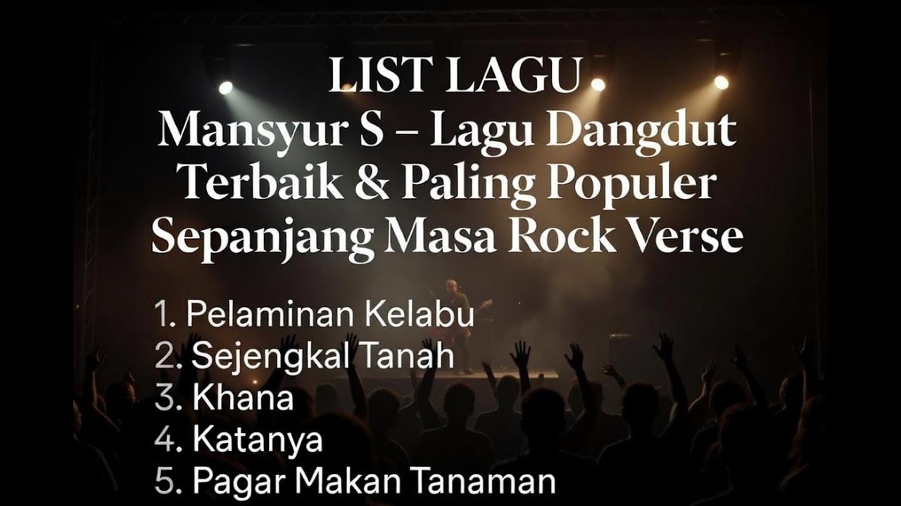 TOP HITS Mansyur S – Lagu Dangdut Terbaik & Paling Populer Sepanjang ...