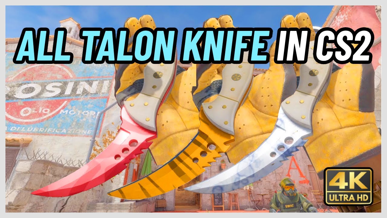 TALON KNIFE All Skins | CS2 In-Game - YouTube