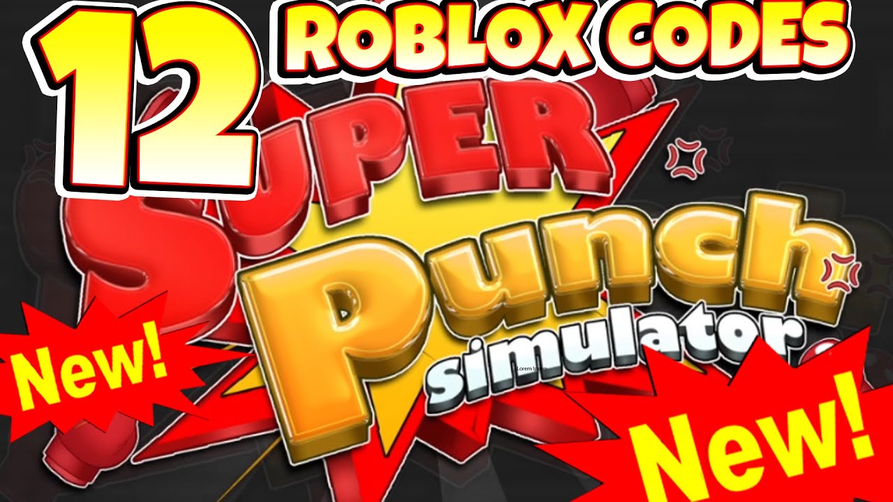 SUPER PUNCH SIMULATOR, Roblox GAME, ALL SECRET CODES, ALL WORKING CODES ...