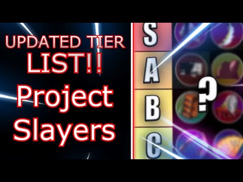 UPDATED Trading Value List || PROJECT SLAYERS - YouTube